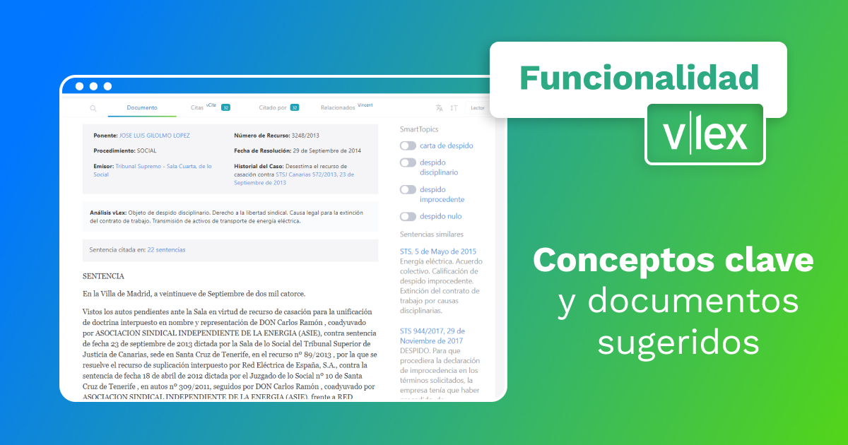 ¿Cansado de leer miles de sentencias? vLex tiene algo para ti - Blog de ...